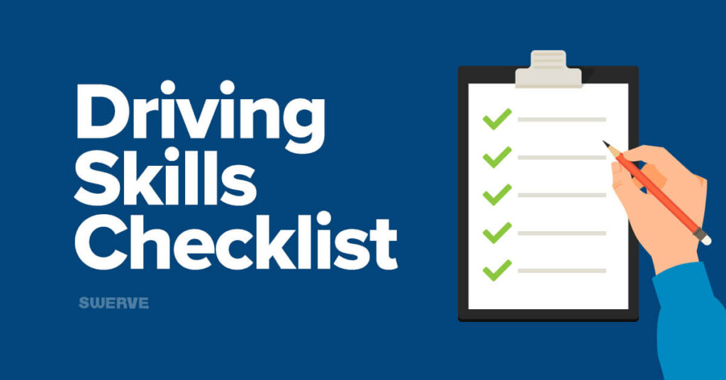 Driving Skills Checklist - Swerve